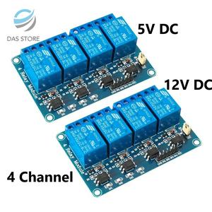 Jual Module Relay 4 Channel 5V 12V 10A 250VAC 30VDC Optocoupler untuk ...