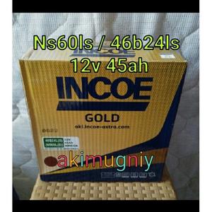 Jual PROMO aki ns60ls incoe gold hybrid basah 12v 45ah crv hrv yaris ...