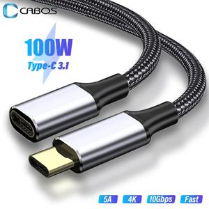 Jual USB 3.1 Type C Extension Cable PD100W 10Gbps USB C 5A Fast ...