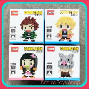 Jual Linkgo Connection Blocks Kimetsu No Yaiba Demon Slayer Tanjiro ...