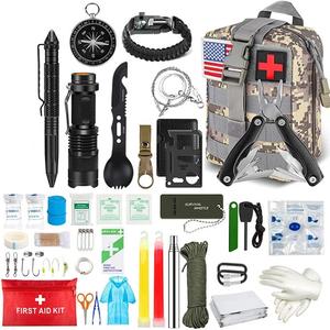 Jual Outdoor SOS Emergency Survival Kit Multifunctional Survival Tool ...