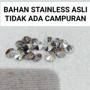 Jual KANCING BAUT L4 L5 STAINLESS ISI 20 BIJI TUTUP BAUT L STAINLESS ...