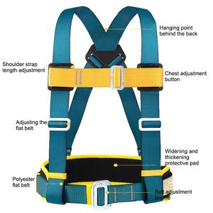 Jual Aerial Work Safety Harness With Lanyard On Back Construction ...