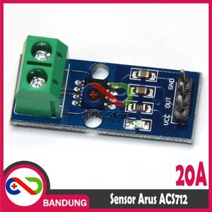 Jual terhemat sensor arus acs712 20a range hall current sensor module ...