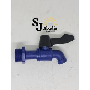 Jual (6 PCS) Kran Keran Air Tembok PVC Plastik AMICO 1/2 -3/4 Inch High ...