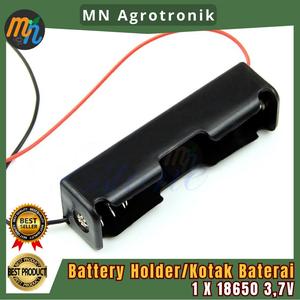 Jual SOKET TEMPAT BATERAI HOLDER CASE BATERRY 18650 SOCKET 3.7V 1S ...