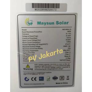 Jual Solar Panel Mono 100Wp Maysun Solar Ms Solar / Pv Panel Surya Ms ...