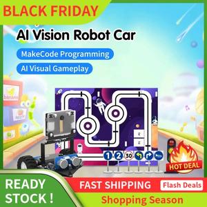 Jual Microbit Smart Robot Car AI Visual Robot with K210 Module for Kids ...