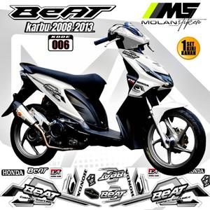 Jual Decal Sticker Striping Variasi Motif Ori Beat 2008/2009 Beat Karbu ...
