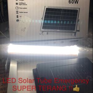 Jual Lampu T8 Led Solar Cell 60 Watt 60W Tube Neon T8 Solar Panel Light ...