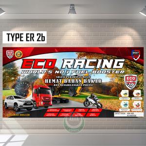 Jual Promo SPANDUK / BANNER | ECO RACING INDONESIA | UKURAN 2M X 1M ...
