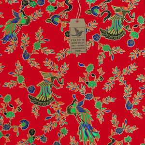 Jual Motif Modern Burung-burung Merak (Merah) - Kota Surabaya ...