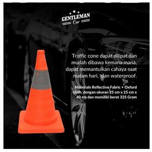 Jual Foldable Traffic Cone Emergency | Kerucut Segitiga Darurat Model Lipat - Kota Surabaya ...
