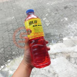 Jual Air Accu Biasa Putih Merah Botol Kecil 600ml Cairan Aki Biru Motor ...