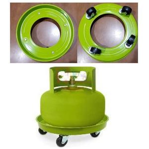 Jual KENMASTER Tatakan Alas Tabung Gas Elpiji Besi Bulat Plus Roda ...