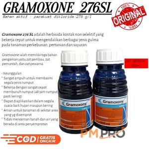 Jual Herbisida Gramaxone 276 Sl 250 Ml Gramason Obat Racun Multifungsi ...