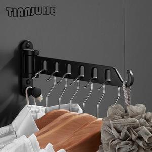 Jual Clothes Drying Rack Indoor Wall Mounted Drying Rack Adjustable ...