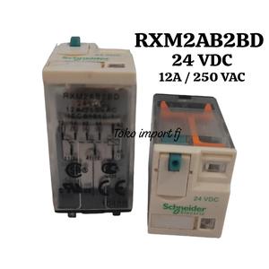 Jual Relay Schneider 24VDC RXM2AB2BD 8pin + LED 1PCS RELAY 12A 250VAC ...