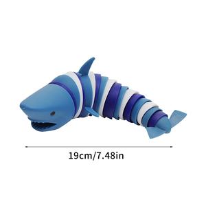 Jual Shark Twist Tricky Toy Decompression Fun Squeeze Toy Stress Relie ...