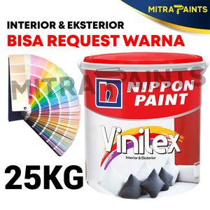 Jual [PART 1] CAT TEMBOK NIPPON PAINT VINILEX 25 KG PAIL / BISA REQUEST ...
