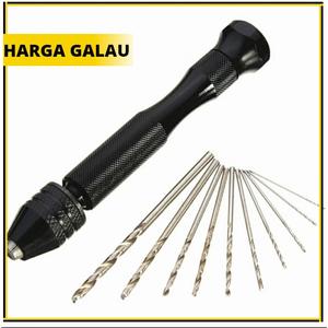 Jual bor resin manual + 10 mata bor tangan manual tool gunpla modif ...