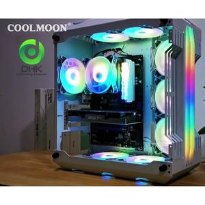 Jual FAN MOON LIGHT 12CM SINKRON ARGB PWM COOLMOON FAN CASING COOLMOON ...