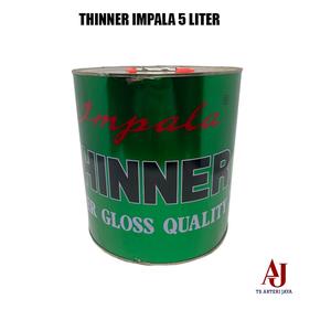 Jual Thinner 5 Liter Tiner Thiner Super High Gloss Pengencer Cat Galon ...