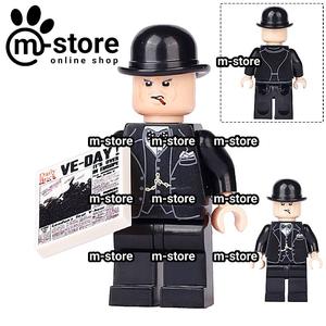 Jual brick wwii winston churchill prime minister of uk mini toy figure ...