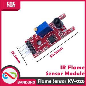 Jual ready flame sensor module ky-026 fire detection sensor module ...
