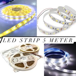 Jual Lampu Led Strip Roll Mata Besar 5 meter Putih dan Warm White ...