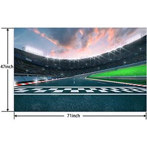 Promo Racing Car F1 Racetrack Banner Backdrop Background Race Car Cicil ...