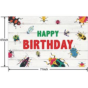 Promo Bug Happy Birthday Banner Backdrop Background Photo Booth Props ...