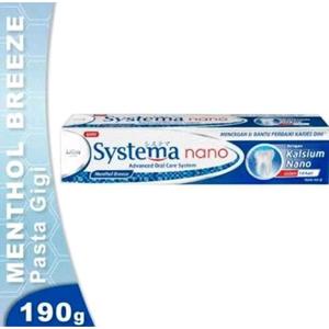Jual Systema Nano Pasta Gigi Menthol Breeze 190Gr - Jakarta Timur ...