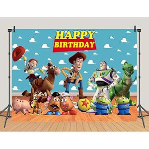 Promo 7x5ft Cartoon Toy Story Birthday Party Theme Photography ...