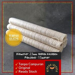 Jual Casing Sosis Jumbo / Selongsong Sosis Bakar Edible Kolagen Colagen ...