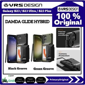 Promo Case Samsung S23 Ultra Plus Case VRS VERUS Damda Glide Hybrid - Green Groove, S23 Ultra ...