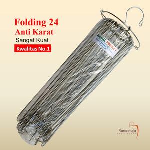 Jual TERMURAH Folding Hanger 24 Stik Stick Besi Kawat Besar - Kota ...