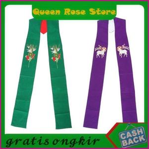 Jual [Ready Stok] Stola Pendeta Pelayan Stola Gereja Kristen Bordir 2 ...