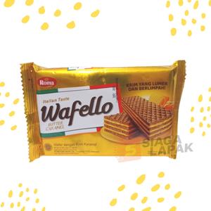 Promo Roma Wafello Wafer Coklat Choco Blast - Butter Caramel 37gr ...