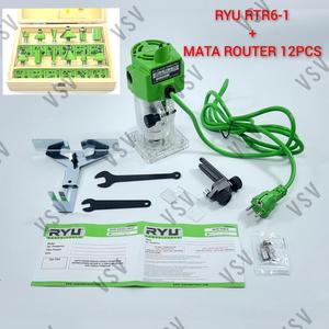 Jual RYU RTR61 + Mata profil Wood Trimmer Mesin Profil Kayu Mesin ...