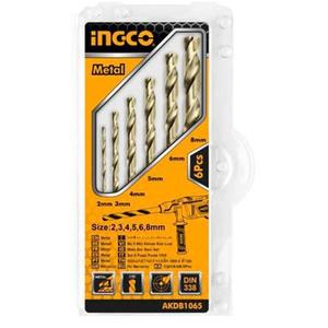 Jual Ingco Mata Bor Besi Set 6 Pcs AKDB1065 HSS Drill Bit AKDB - Kota ...