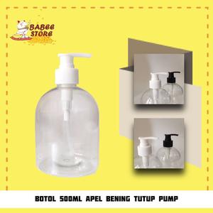 Jual BABEE - BOTOL BENING 500ML PENDEK TUTUP PUMP NECK 28 / BOTOL PUMP NECK - Jakarta Selatan ...