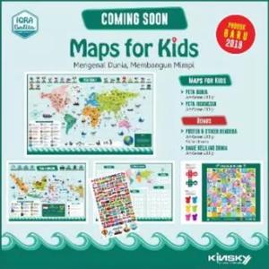 Jual New Peta Dunia Anak Maps For Kids Iqra Balita - Kota Denpasar ...