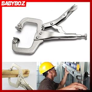 Jual Tang Jepit C Clamp Swivel Pad Lock Grip 6 inch plier - Kota ...