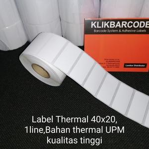 Jual StickLAB Stiker Label Barcode Thermal 40x20 isi 800 pcs Label ...