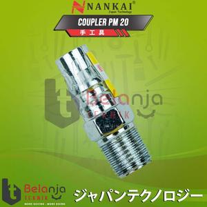 Jual Nankai Quick Coupler PM 20 Sambungan Selang Kompresor Cuk Kopler ...
