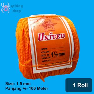 Jual Tali Tambang Tali Tampar Tali Jala Burung 1,5 mm Panjang 100 Meter ...