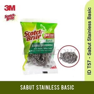Jual 3M Scotch Brite Sabut Stainless Sabut Kawat Cuci Piring T57 ...