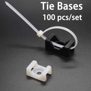 Jual 100PCS BRACKET Klem Dudukan Kabel Listrik Ties Tie LED Strip Baut ...