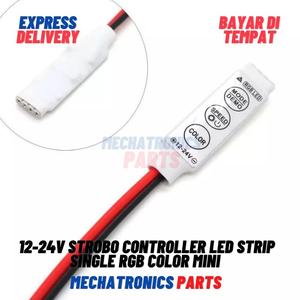 Jual Terlaris 12-24V CONTROLLER LED STRIP SINGLE RGB COLOR MINI MODUL ...